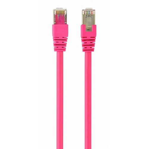Gembird FTP Cat6 Patch cord, pink, 5 m | PP6-5M/RO