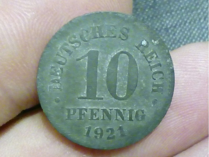 10 pfennig 1921