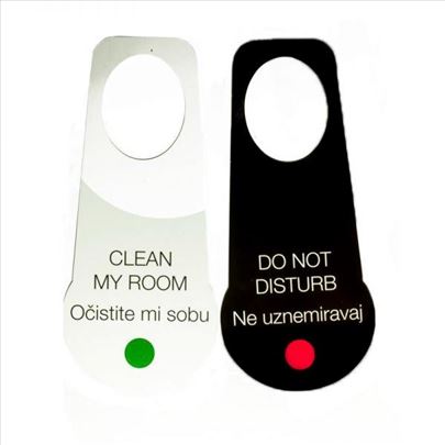 Hotelsko obaveštenje/Znak "Do not disturb"
