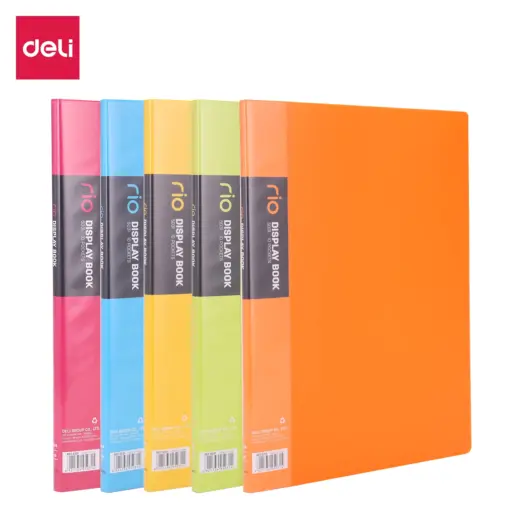 Fascikla katalog A4 sa 10 folija CLEAR BOOK NEON E5031, Deli