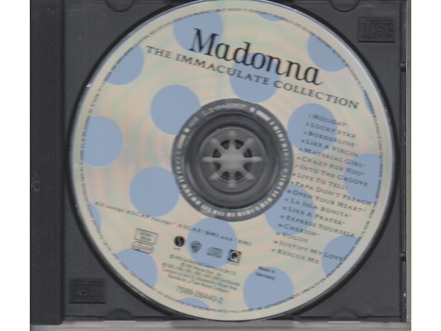 MADONNA The immaculate collection / odličnO