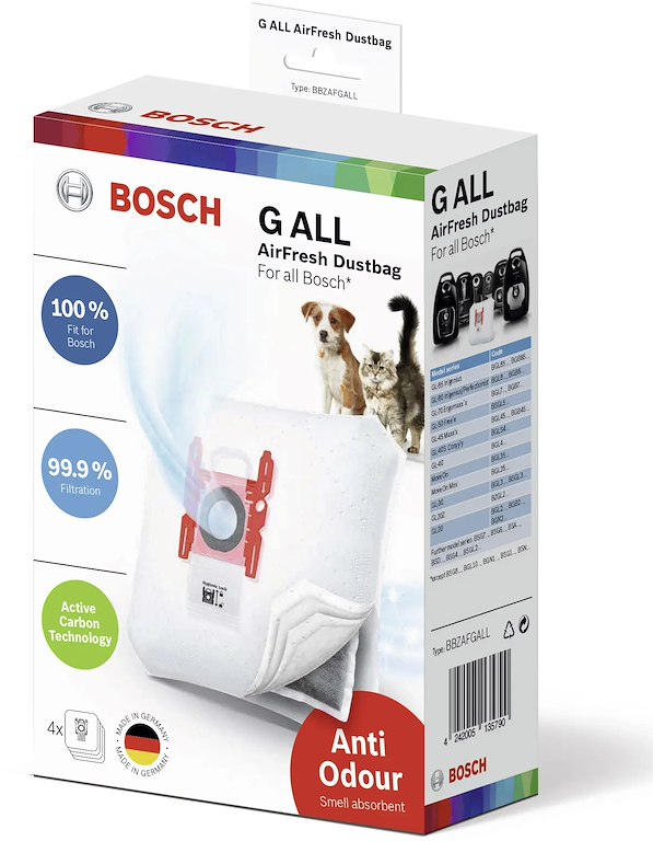 Bosch BBZAFGALL AirFresh GALL kese za usisivač