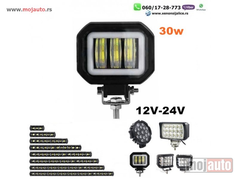 LED FAR 7CM X 9CM 30W RADNI FAR WORKING LIGHT RADNO SVETLO