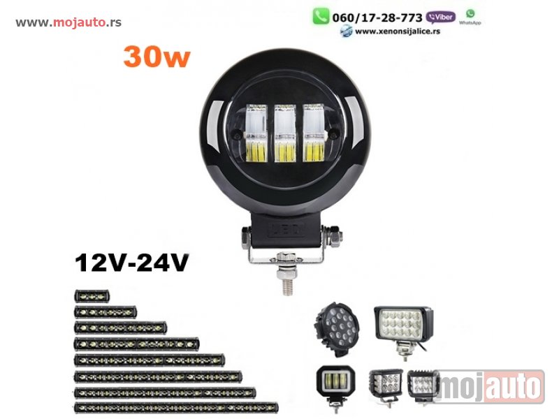 LED FAR 11CM 30W RADNI FAR WORKING LIGHT RADNO SVETLO