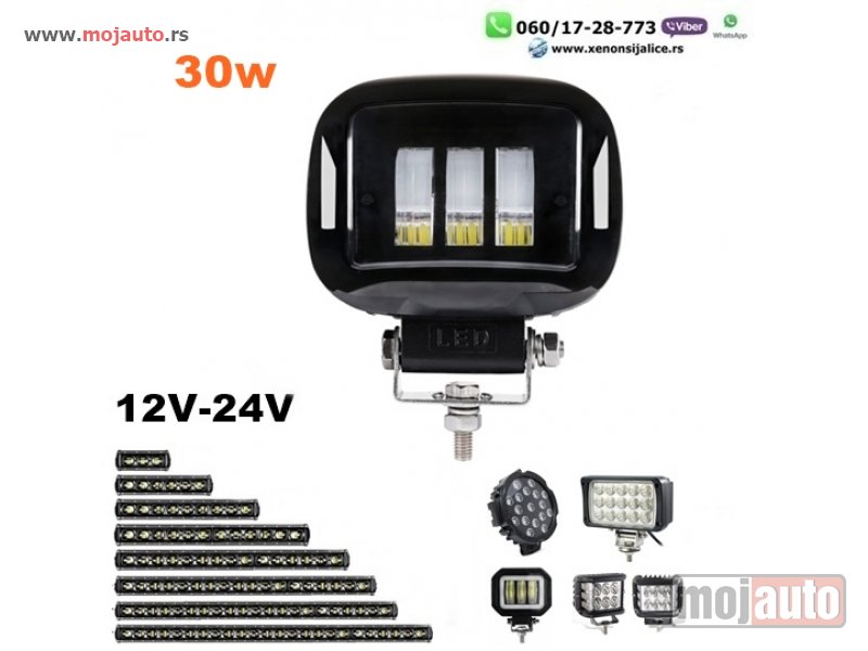 LED FAR 12CM X 15CM 30W RADNI FAR WORKING LIGHT RADNO SVETLO