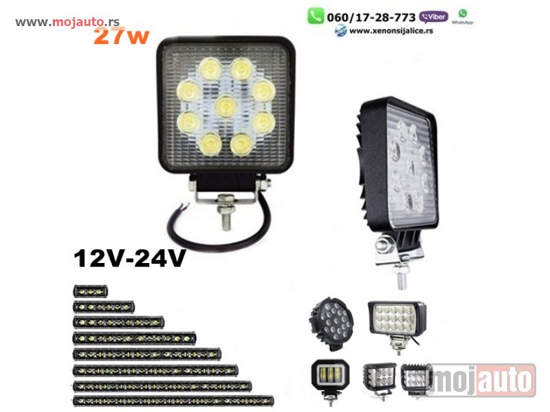 LED FAR 10CM X 10CM 27W RADNI FAR WORKING LIGHT RADNO SVETLO