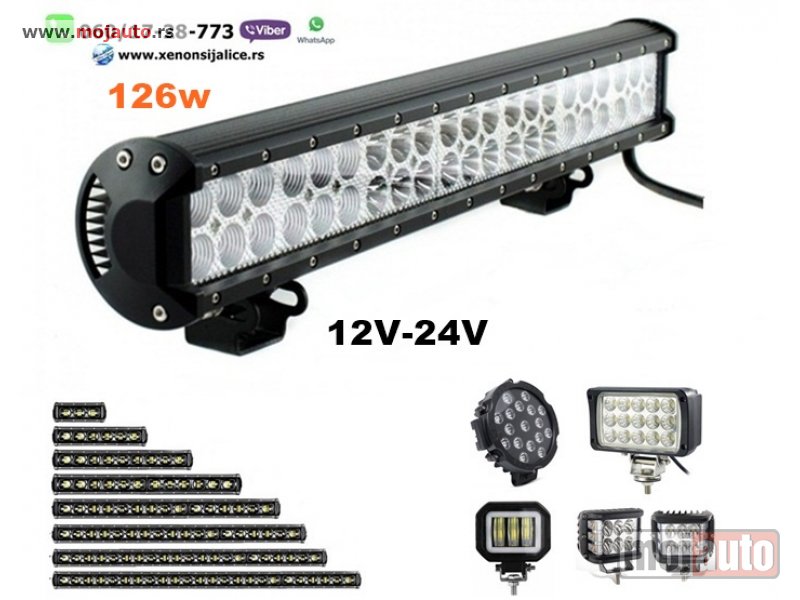 LED BAR 20'' 50CM 126W LED FAR LED RADNI FAR LED WORKING LIGHT