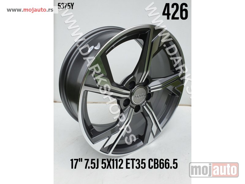 17 alufelne audi 5x112/7,5jota/et35/cb 66,5.