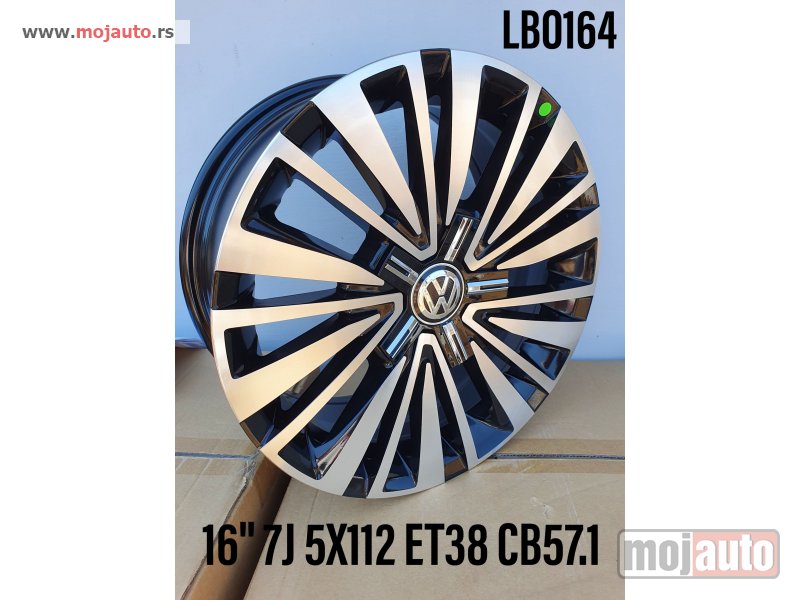 16 alufelne 5x112/7jota/et38/cb 57,1. za:vw,skodu,seat, cena:38400 rsd.