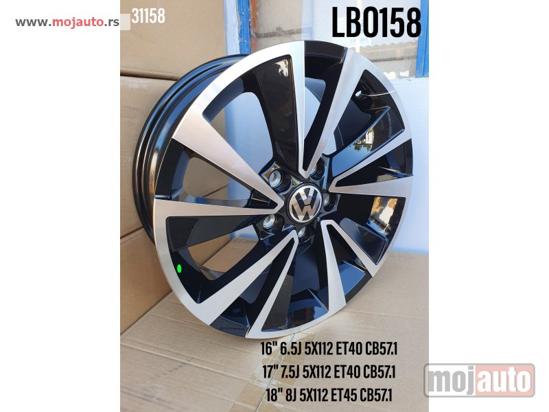 16 alufelne 5x112/6,5jota/et40/cb 57,1. za:vw,skodu,seat,