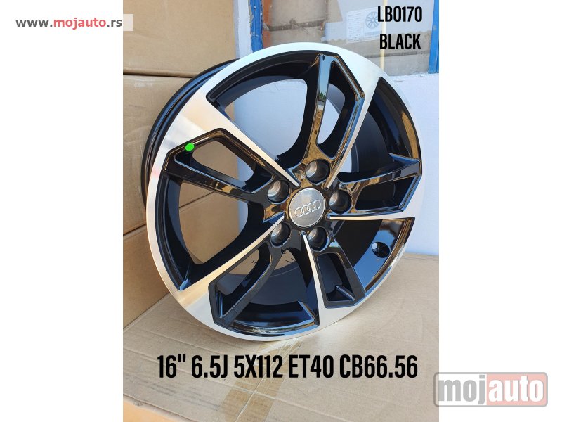 16 alufelne 5x112/6,5jota/et40/cb 66,6. 2 modela:170 black,i 170 gun metal siva