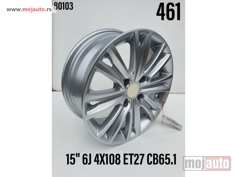 15 alufelne 4x108/6jota/et27/cb 65,1. odgovara za pezo,citroen.