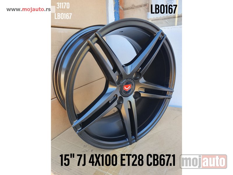 15 alufelne 4x100/7jota/et28/cb 67,1. 2 modela.