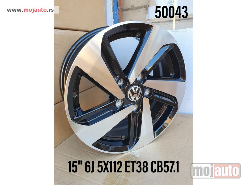 15 alufelne 5x112/6j/et38/cb 57,1. za vw,seat,škodu.