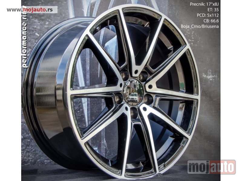 17 alufelne 5x112/8jota/et35/cb 66,6. za audi,mercedes,seat,škodu,vw.