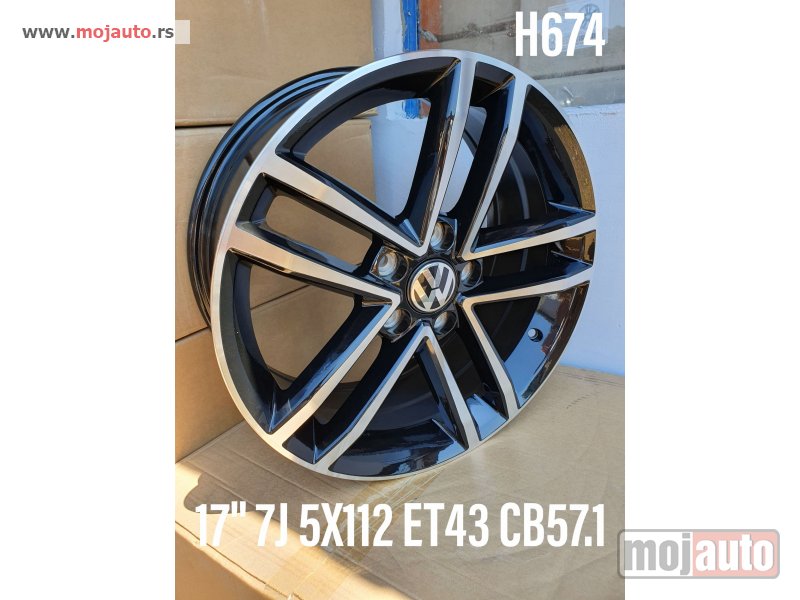 Vw 17 alufelne 5x112/7jota/et43/cb57,1. .