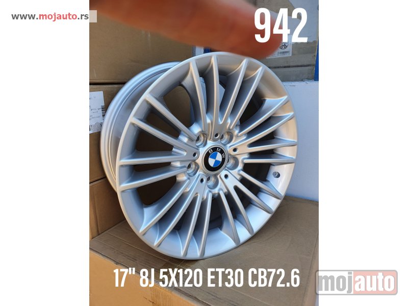 Bmw 17 alufelne 5x120/8jota/et30/cb 72,6