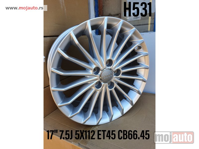 Audi 17 alufelne 5x112/7,5jota/et 45/cb 66,6.