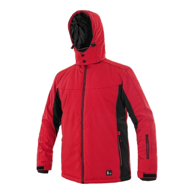 Zimska jakna softshell VEGAS, crveno-crna