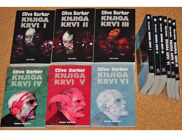 Clive Barker - KNJIGE KRVI 1-6