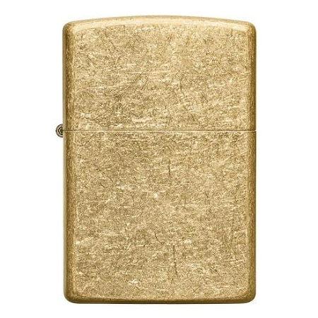 Zippo Tumbled Brass 49477