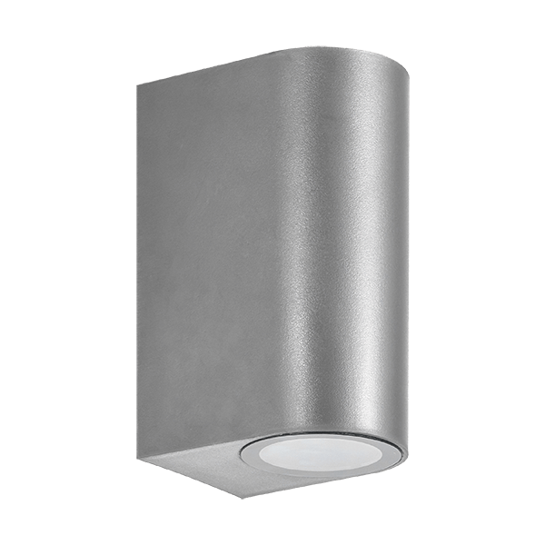 GRF327 FACADE FIXTURE 2XGU10 IP54 GREY