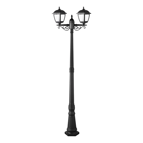 PAUL LANTERN STAND 2XE27 BLACK H2174 IP44