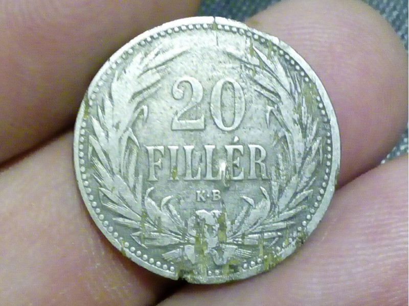 Madjarska, 20 filera 1892