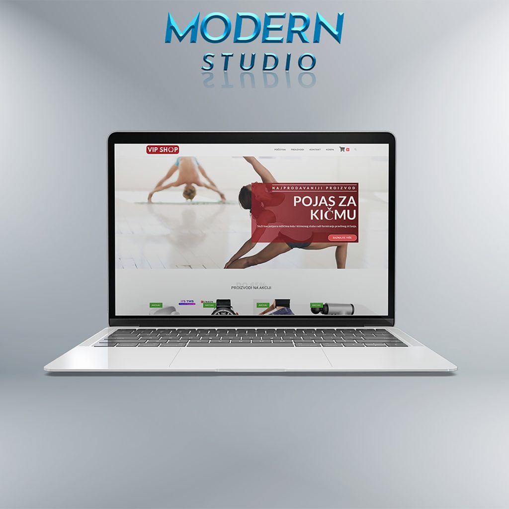 Profesionalna Izrada / Dizajn web sajta / Modern Studio