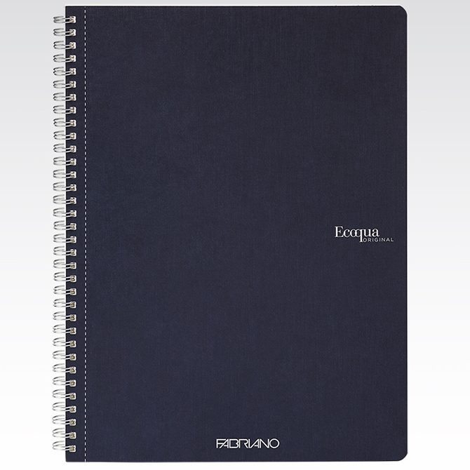 Sveska spirala A4 linija 70L 90g EcoQua Fabriano 19290204 tamno plava (dark blue)