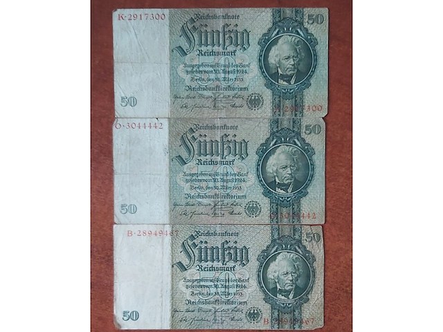 50 REICHSMARK 1933