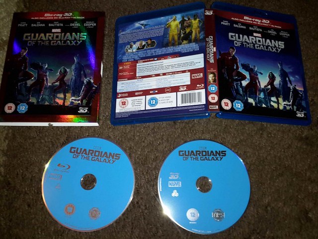 Guardians of the Galaxy 3D Blu-ray + standardni Blu-ray