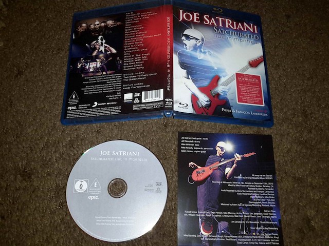 Joe Satriani - Satchurated: Live in Montreal Blu-ray