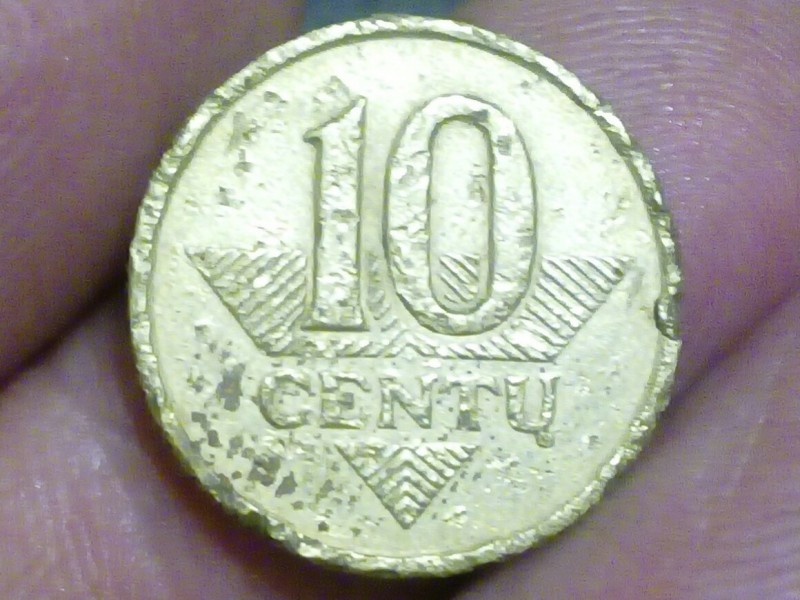 Litvanija, 10 centu 1997