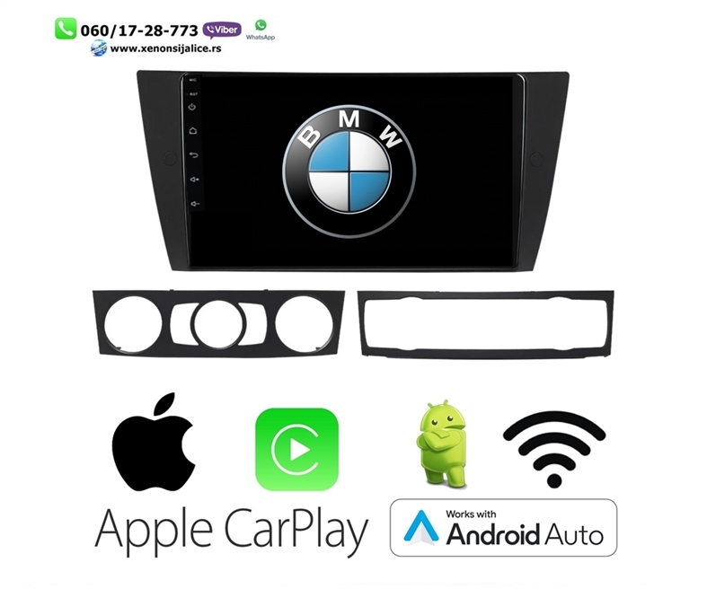 BMW 3 E90 E91 E92 ANDROID MULTIMEDIJA NAVIGACIJA TOUCH SCREEN 10 INCA