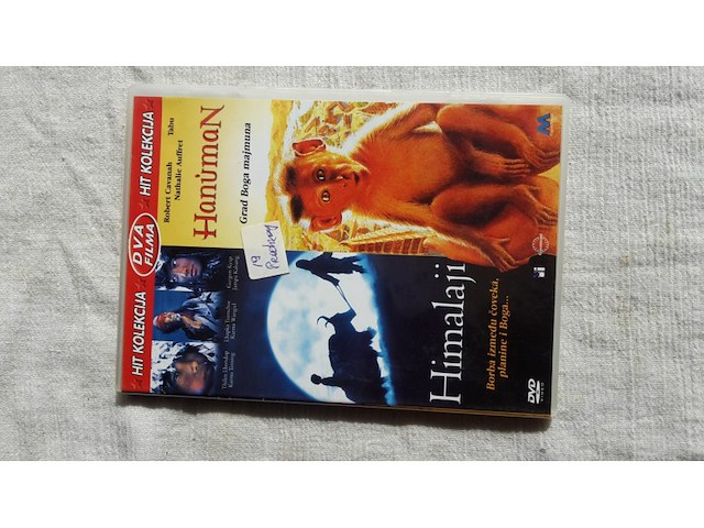 DVD..HIMALAJI..HUNUMAN..2 FILMA