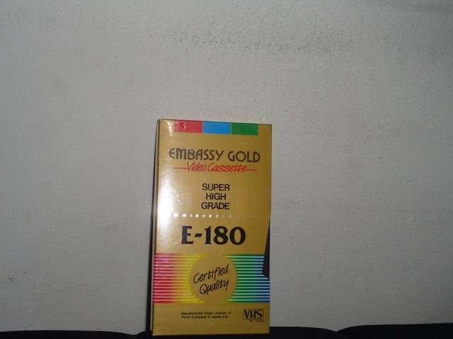 EMBASSY GOLD E-180  (VHS) U CELOFANU