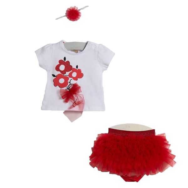 Kompletić "Red" (Majica+Suknja)