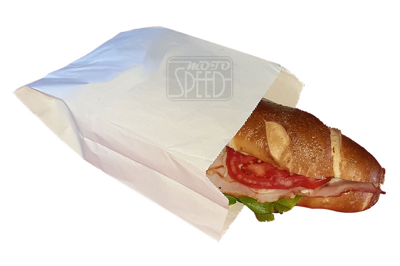 Papirne kese za sendviče – 11 x 21 cm – bele boje – pakovanje 10 kg