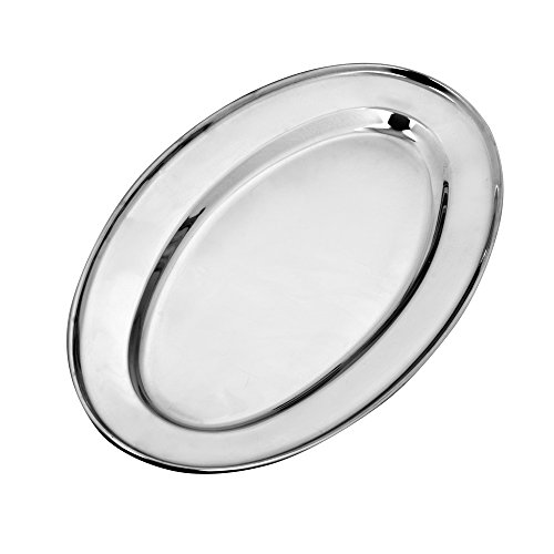 Oval inox 40cm