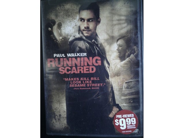 DVD  RUNNING  SCARED  -  LICENCA