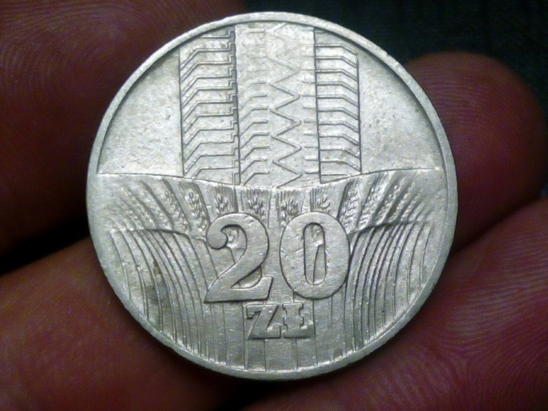 Poljska, 20 zlota 1974