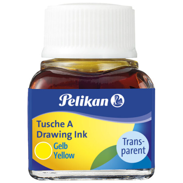 Tuš za crtanje 10ml A 523 5 201541 ŽUTI, Pelikan