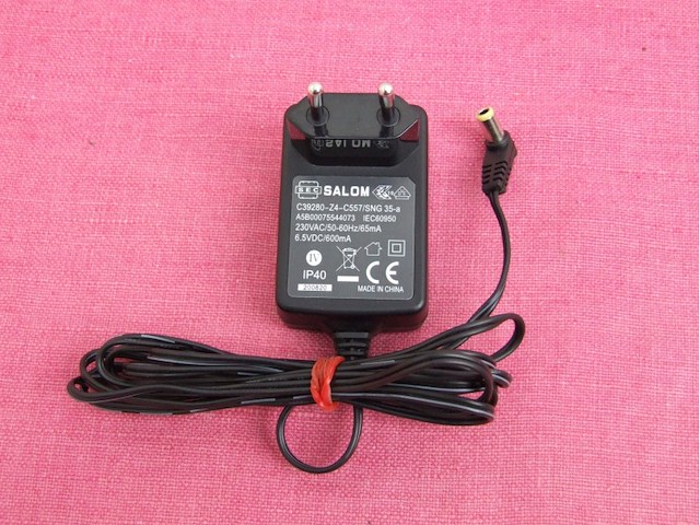 Salom adapter 6.5V 600mA ORIGINAL + GARANCIJA!