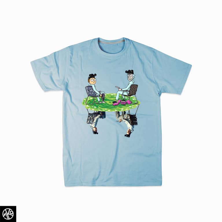 Rick And Morty Breaking Bad majica