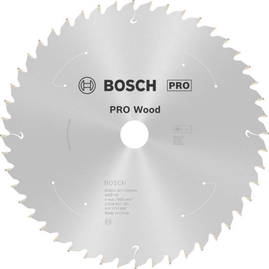 Bosch PRO Wood list za akumulatorsku kružnu testeru 190x1.6x20 mm 48z ATB max 7.900 o/min (2608837705)