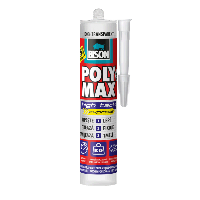 Bison POLY MAX CRYSTAL express TRANSPARENTNI