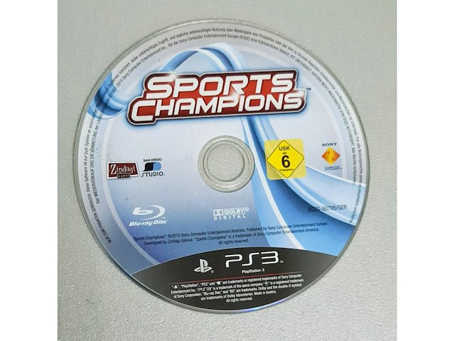 Sports Champions   PS3  (samo disk)