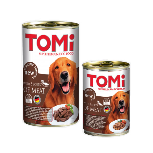 Tomi Konzervirana hrana za pse sa 5 vrsta mesa