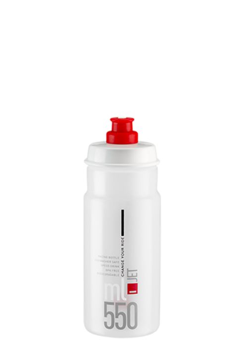 BIDON ELITE JET clear-red 550ml